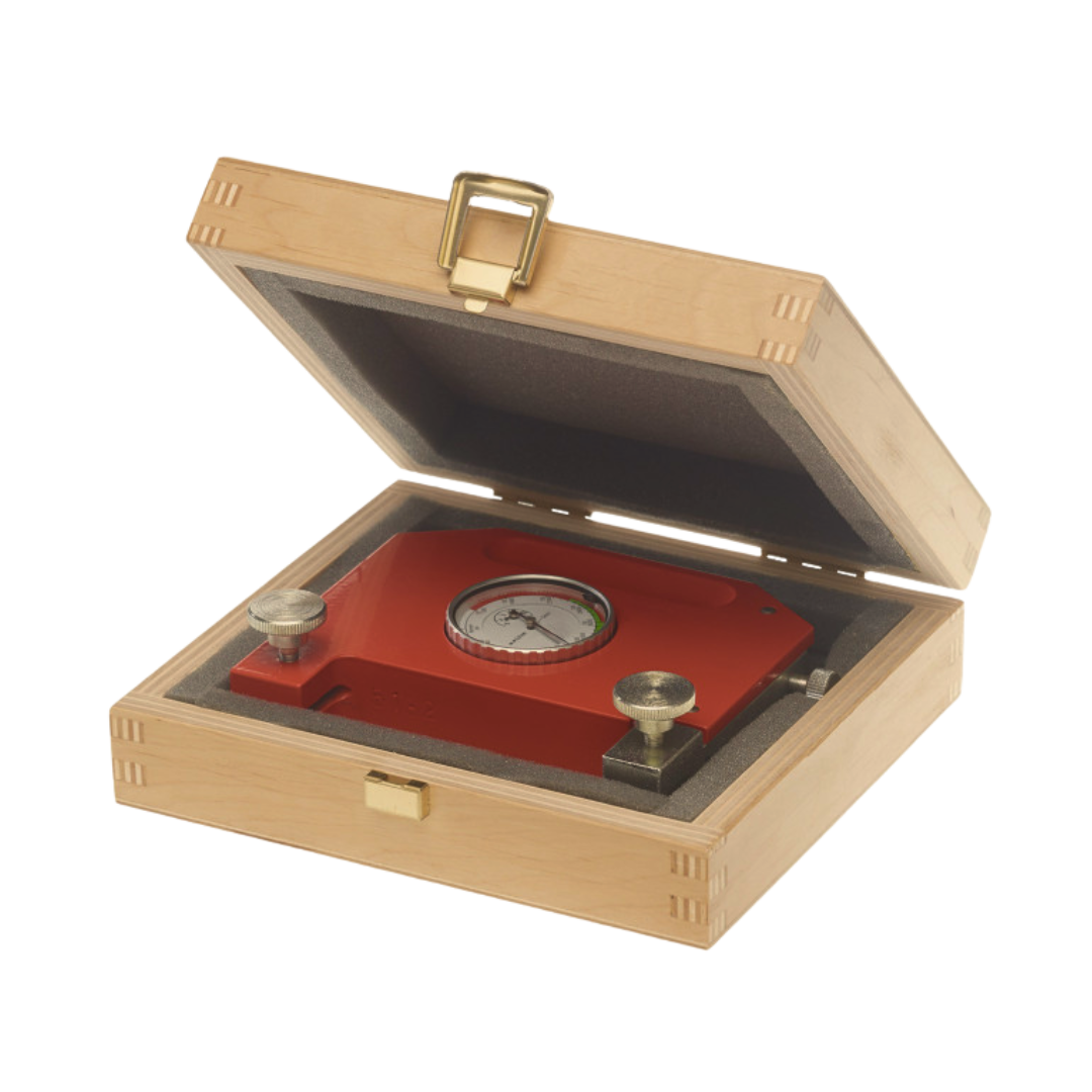 Saw blade tension meter